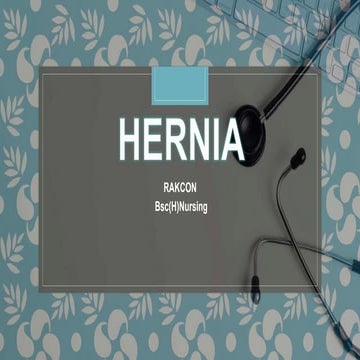 Hernia | PPTX