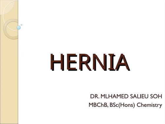 Hernia for nursing | PDF | Digestive Disorders | Diseases and Conditions