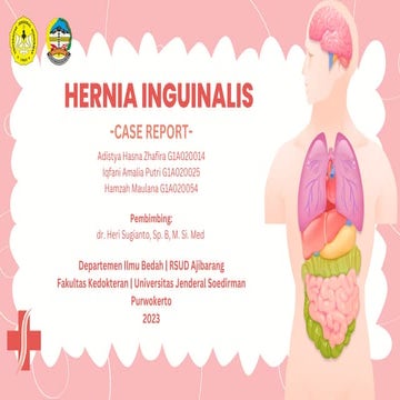 presentasi kasus hernia inguqalis dan pembahasan | PDF