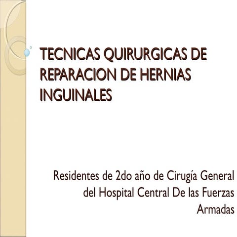 Anatomía de la región inguinal | PPTX