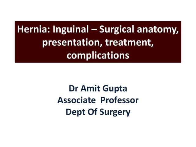 Inguinal hernia examination | PPT