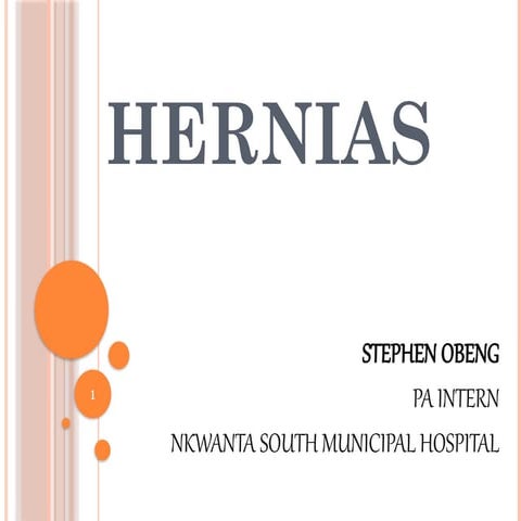 Ultrasound of groin & anterior abdominal wall hernias | PPTX