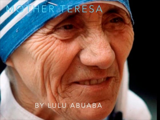 Mother teresa de Calcutta 202 | PPT