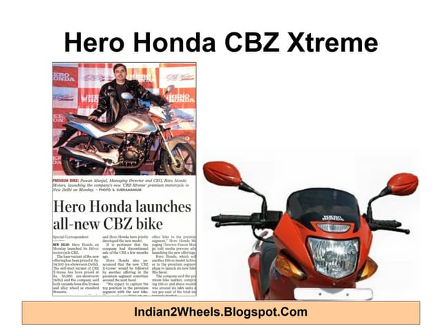 Hero Honda Cbz Xtreme New