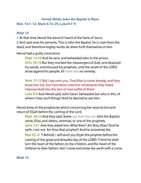 Herod and Pilate in the Bible | PDF