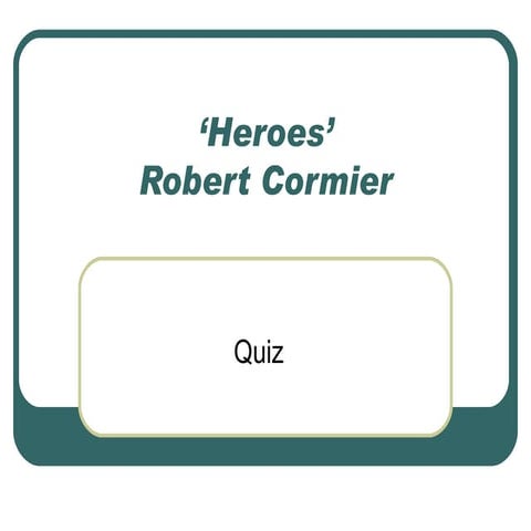 Heroes Quiz | PPT