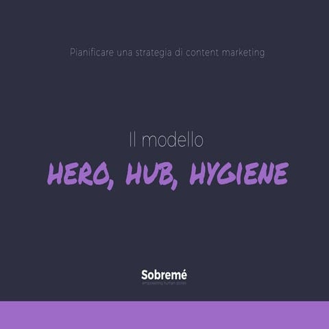 Il modello Hero-Hub-Hygiene | PDF
