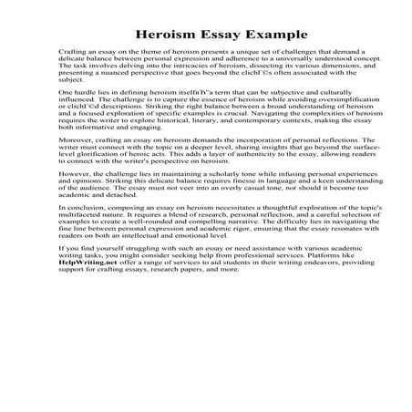 Heroism Essay Example.pdf