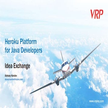 Heroku for Java developer | PPTX