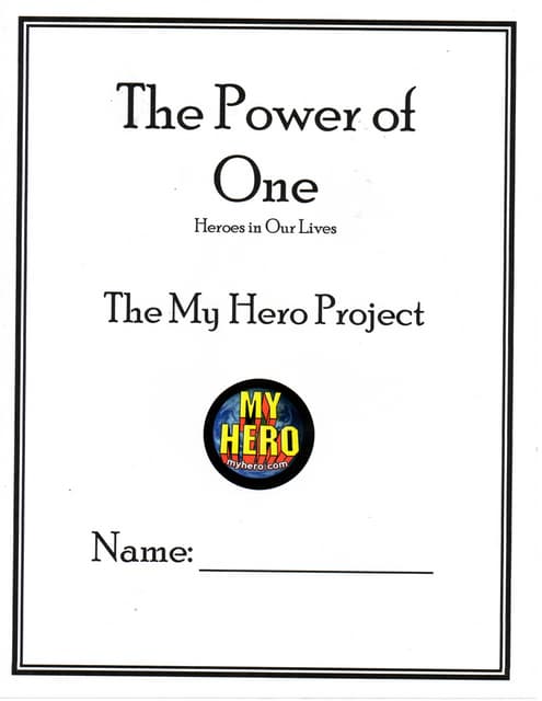 My hero book_handout | PDF