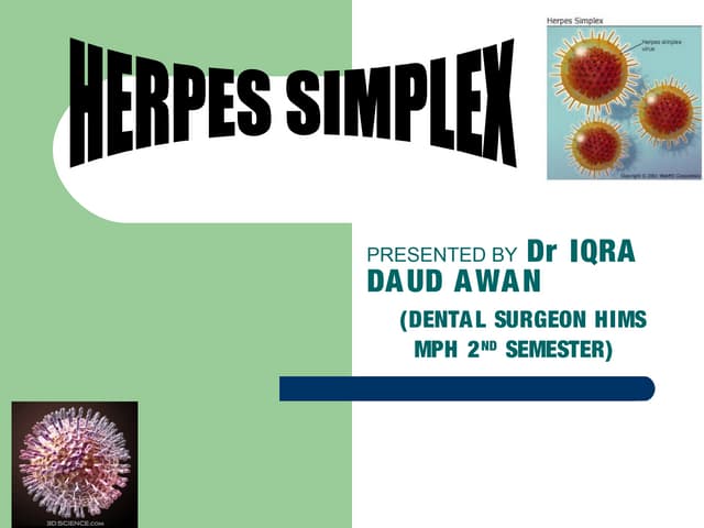 Herpes simplex virus | PPTX