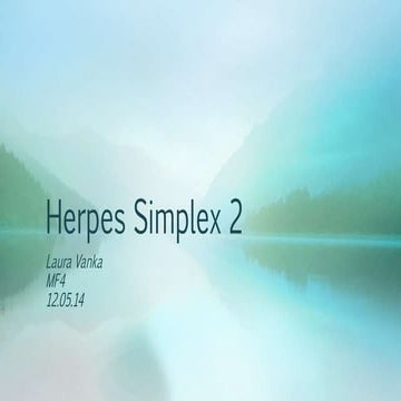 Herpes simplex 2 | PPTX