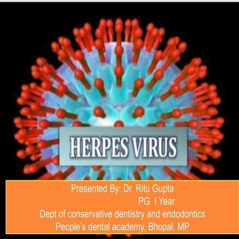 Herpes simplex virus, classification, clinical findings, oral ...