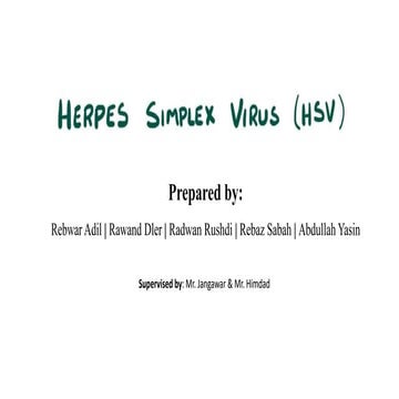 Herpes Simplex Virus 1 2 Pptx