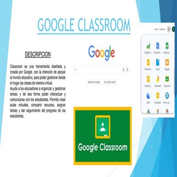 HERRAMIENTA GOOGLE CLASSROOM.pptx | Education