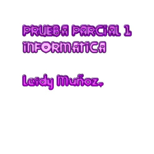 Leidy Muñoz Baez presentations