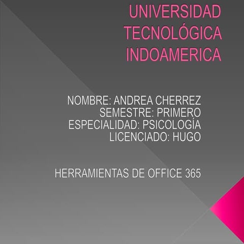 Herramientas de office 365 | PPTX | Computing | Technology & Computing