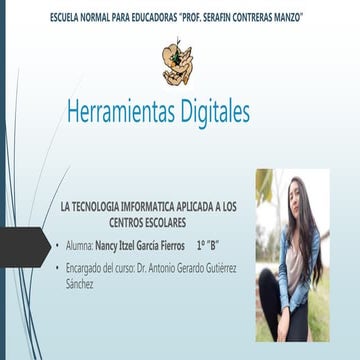 Herramientas digitales | PPTX | Computing | Technology & Computing