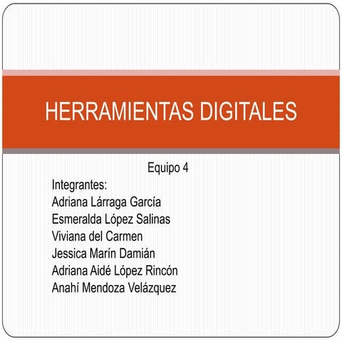 Herramientas digitales (1) | PPTX