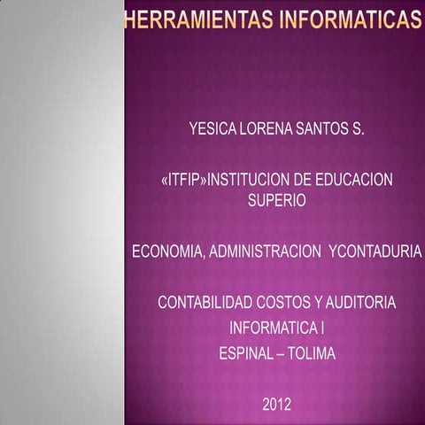 HERRAMIENTAS OFIMÁTICAS | PPTX