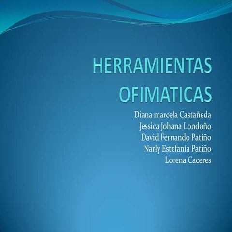 Herramientas ofimaticas | PPTX
