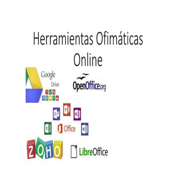 Herramientas ofimáticas online | PPTX | Computing | Technology & Computing
