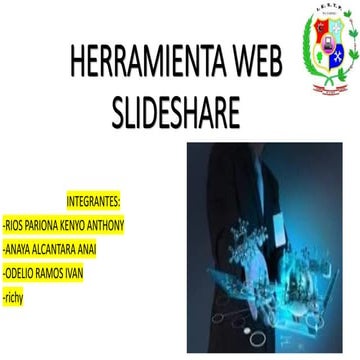 HERRAMIENTA WEB SLIDESHARE