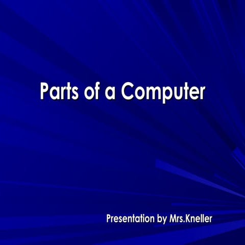 Computer & Display Parts & Functions | PPT