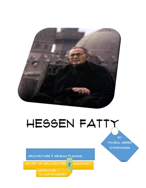 Hassan fathy | PPTX