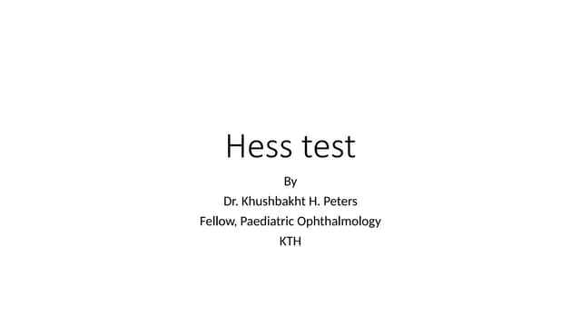 Hess Screen Test Explained: Methodology, Applications & Clinical ...
