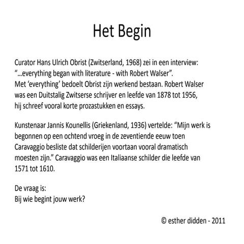 Het Begin Slidesharedoc | PPT