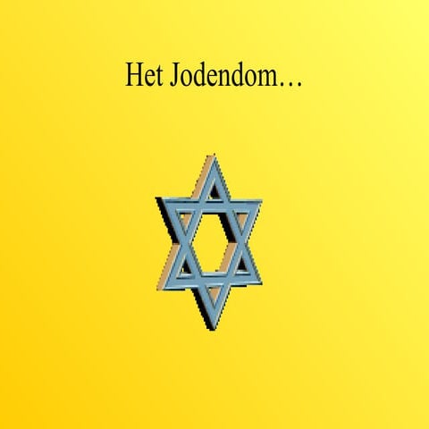 Het Jodendom | PPT