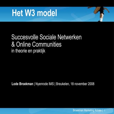 W3 Model - Community Strategie | PPT