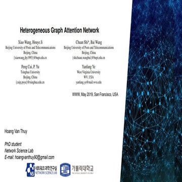 Ns Cuk Joint Journal Club V T Hoang Review On Heterogeneous Graph Attention Network