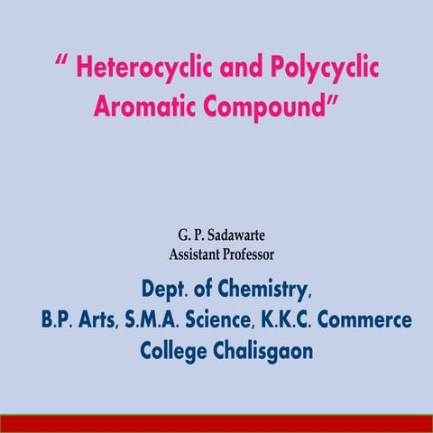 Introduction to Five-Membered Ring Heterocyclic Compounds.pptx