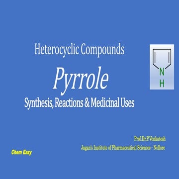 Unit 3 Pyrrole | PDF