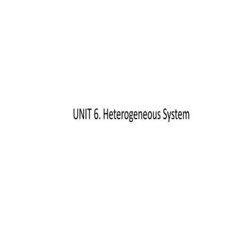 Heterogeneous system for chemical engineering students | PDF