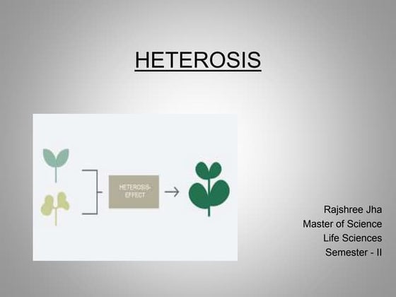 17. Heterosis breeding | PPT