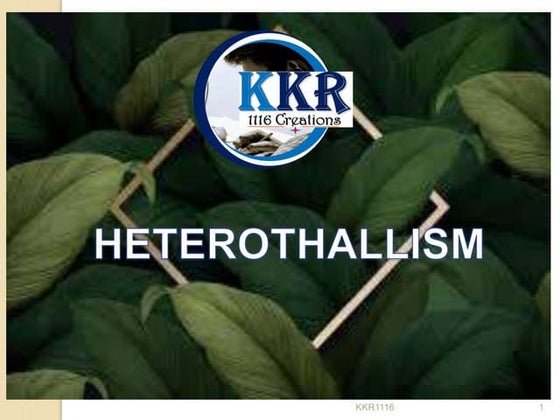 HETEROKARYOSIS IN FUNGI- GENETICALLY DIFFERENT NUCLEI | PPTX ...