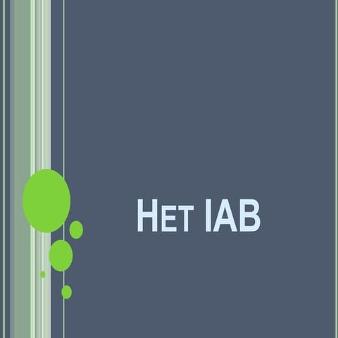 Het IAB | PPT