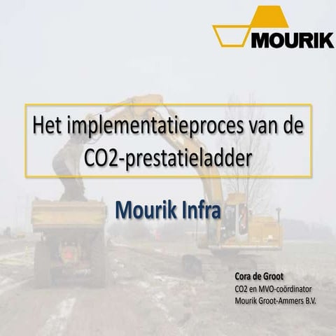 CROW Seminar CO2-prestatieladder Presentatie Cora de Groot | PPTX