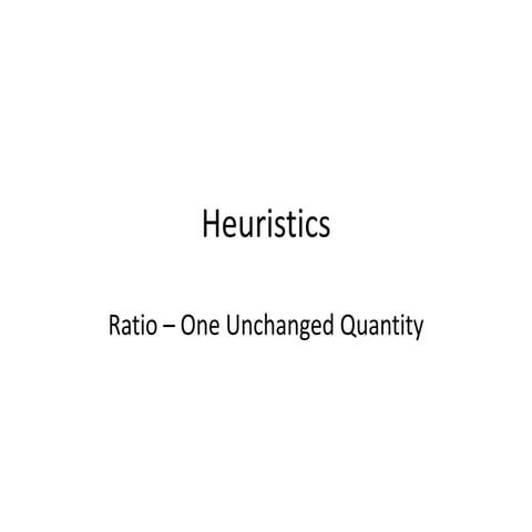 Heuristics 1 | PPT