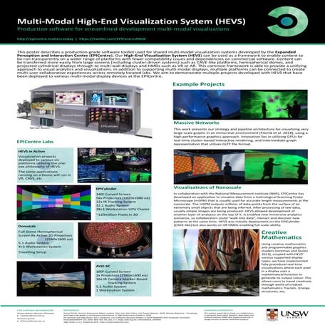 High-End Visualisation System (HEVS) | PPTX | Graphics Software | Computer Software and Applications