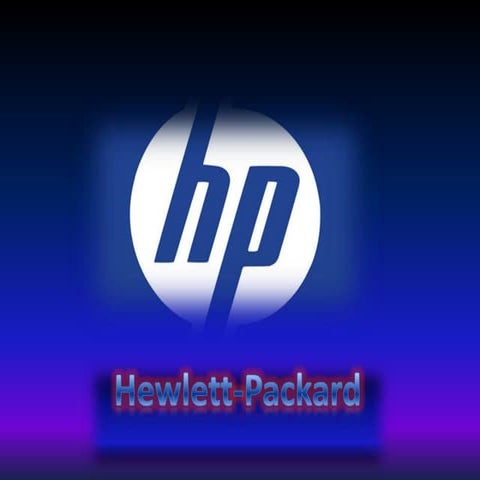 Hewlett packard | PPT