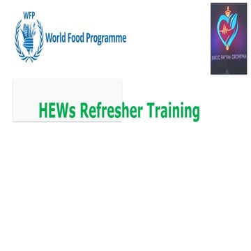 HEWs Refresher Training refreshment.pptx