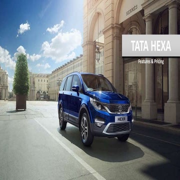 Tata Hexa Features | PPTX