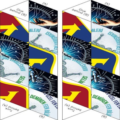 Hexaflexagon math geoemtry origamy paper | PDF