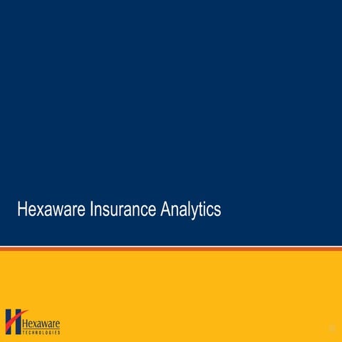 Hexaware Insurance Analytics Pdf