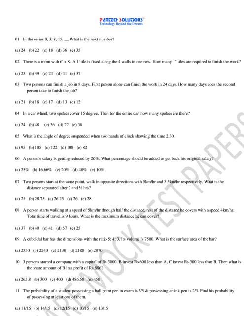 NIFT Test series: Sample GAT paper of fashion design1 | PDF