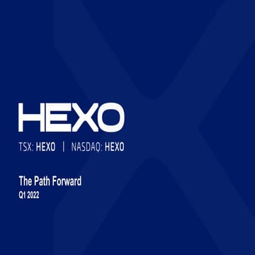 Hexo 2022 q1 corporate presentation EN | PPTX